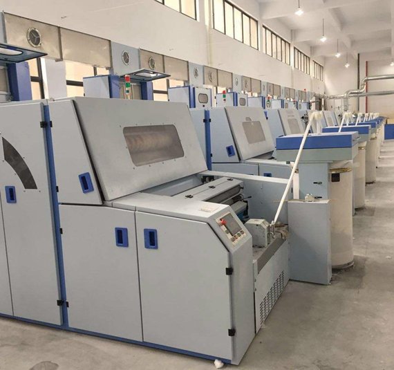 Cotton carding machine for rotor spinning