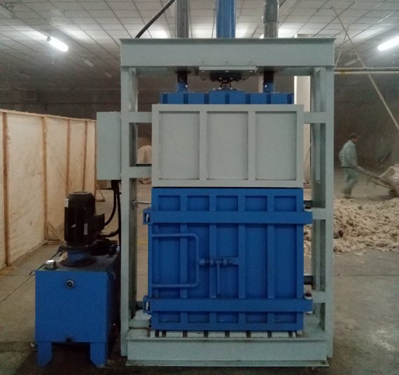Textile Bale Packing Machine|Cotton bale packer