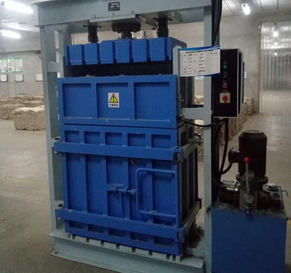 Textile Bale Packing Machine|Cotton bale packer